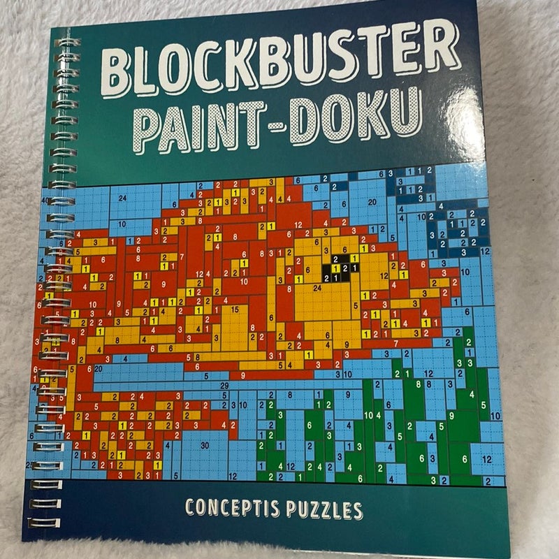 Blockbuster Paint-Doku by Conceptis Conceptis Puzzles