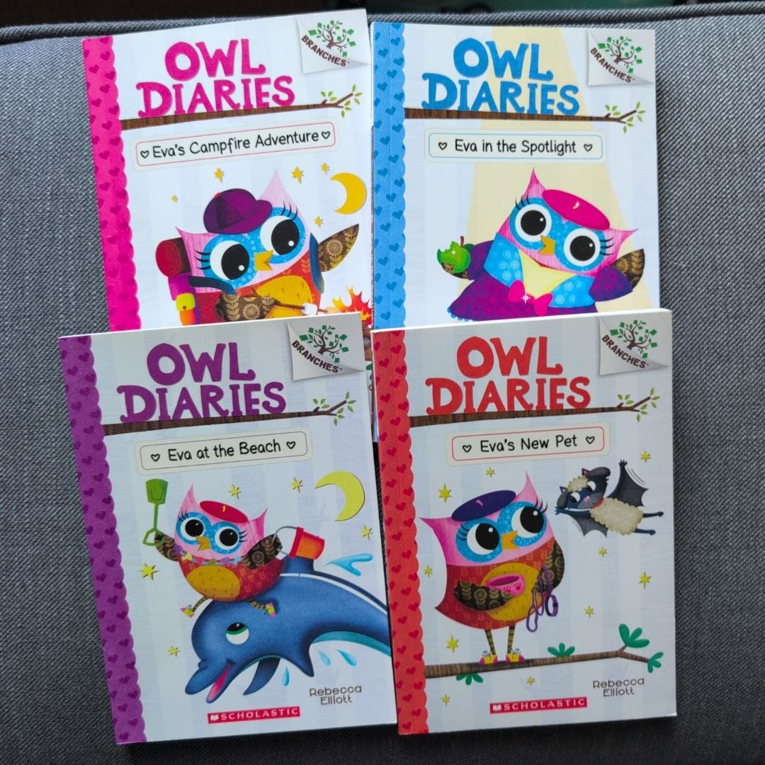 Eva at the Beach: a Branches Book (Owl Diaries #14) by Rebecca Elliott