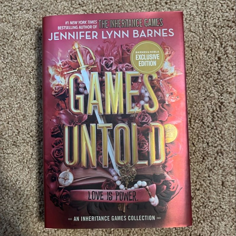 Games Untold *Barnes & Noble Exclusive Edition* by Jennifer Lynn Barnes ...
