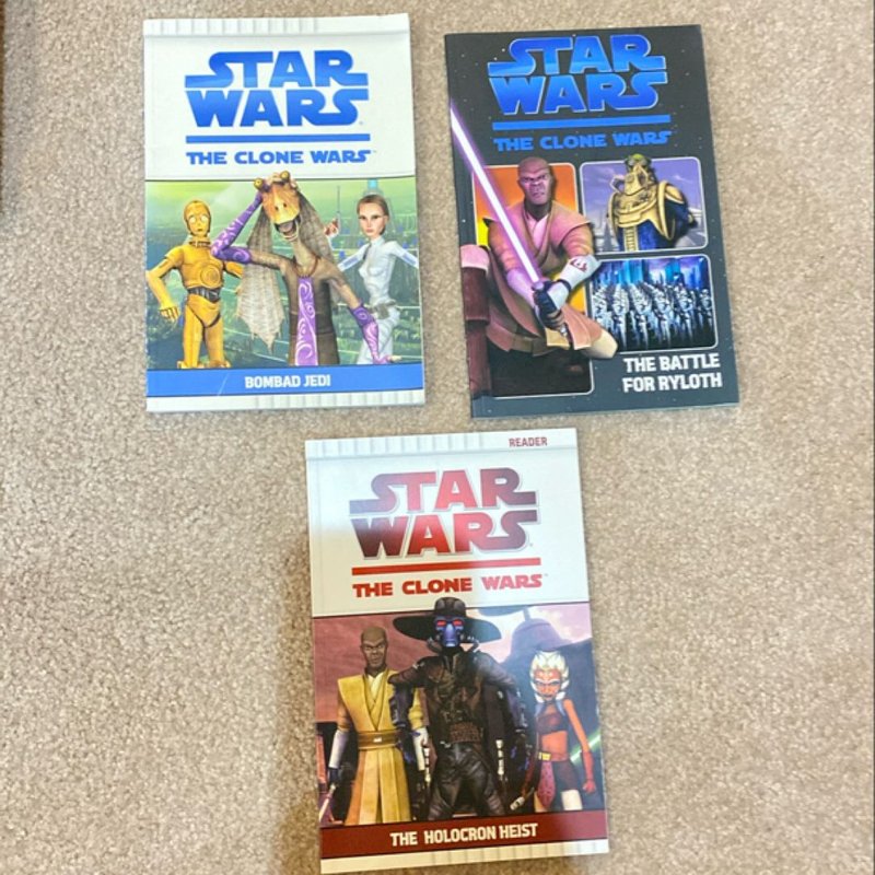 Star Wars the Clone Wars (3 Books) by , Paperback | Pangobooks
