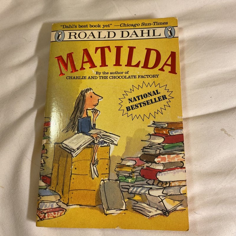 Matilda Book Cover Roald Dahl