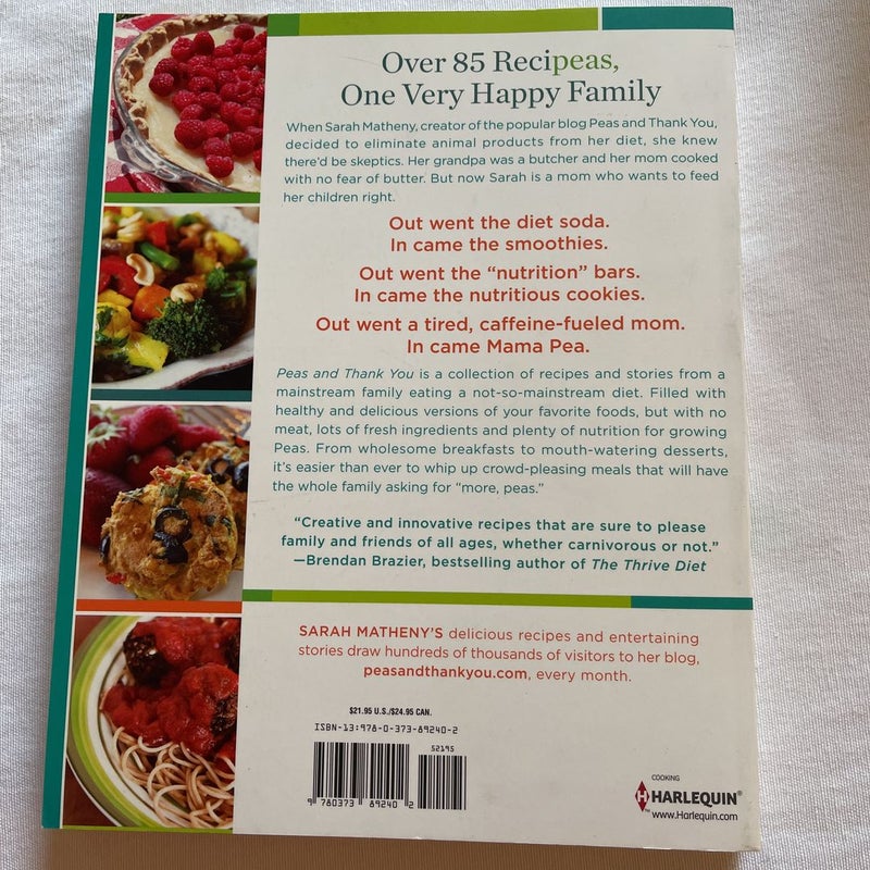 Peas and Thank You by Sarah Matheny, Paperback | Pangobooks