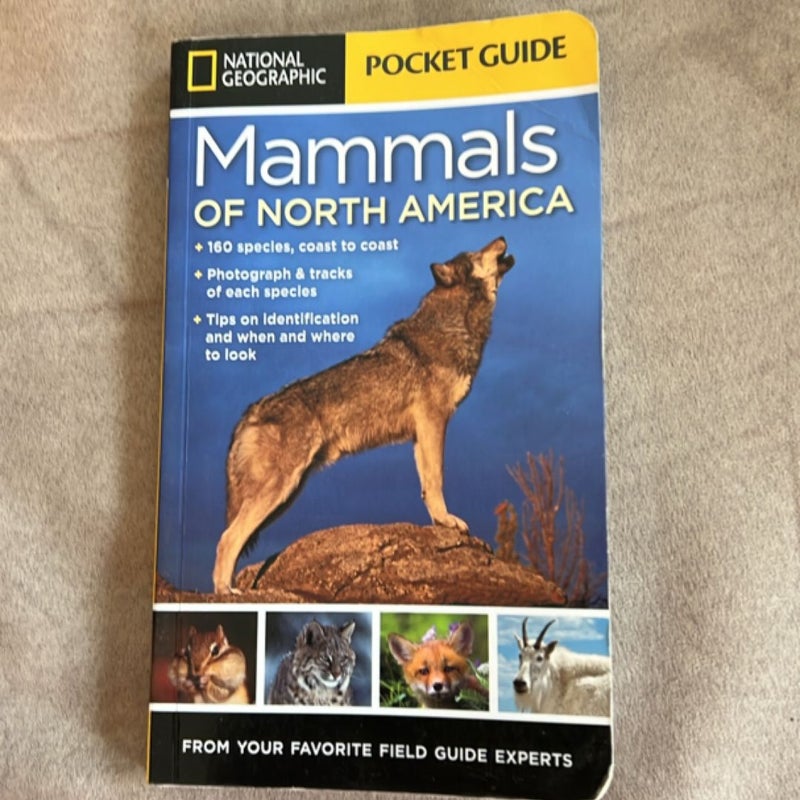 National Geographic Pocket Guide to the Mammals of North America by ...