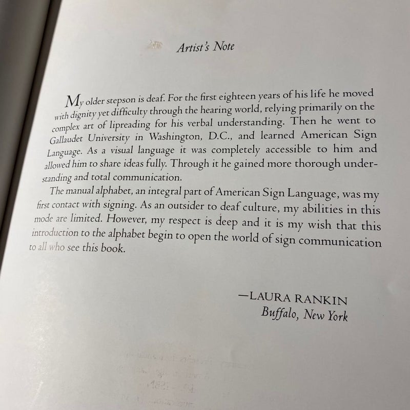 The Handmade Alphabet by Laura Rankin