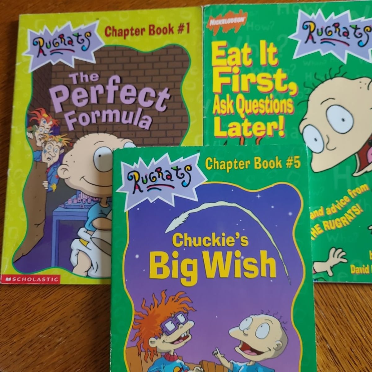 Rugrats Chapter books and cartoon book, 3 book bundle, set, lot by ...