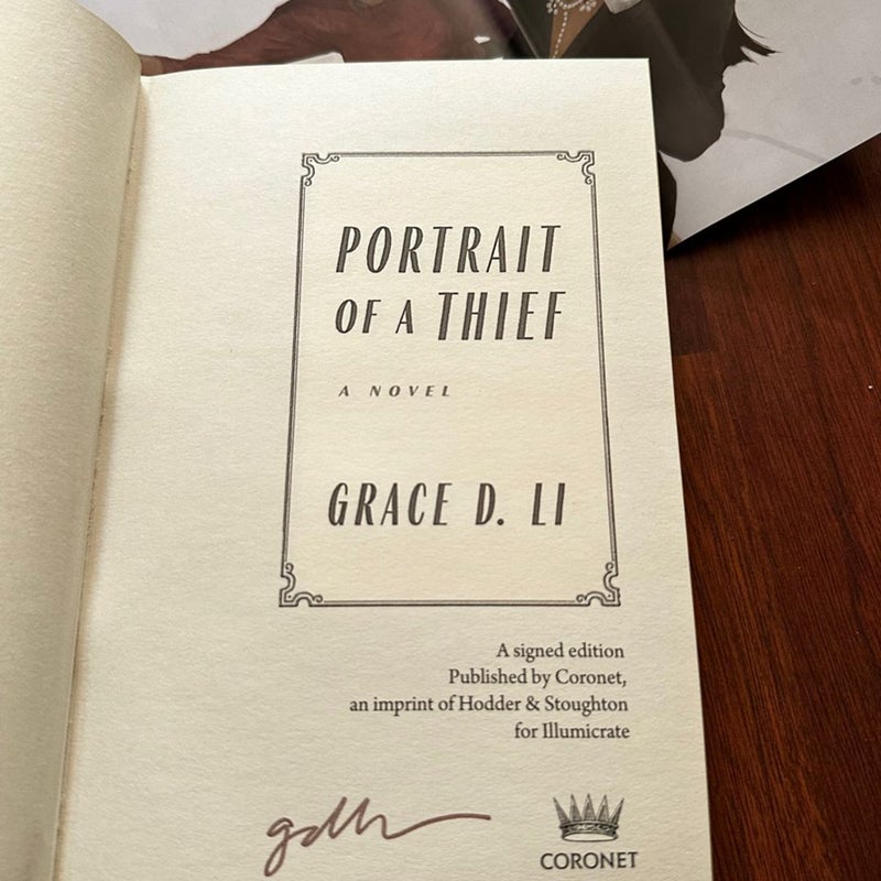 Portrait of a Thief (Illumicrate Edition) by Grace D Li, Hardcover ...