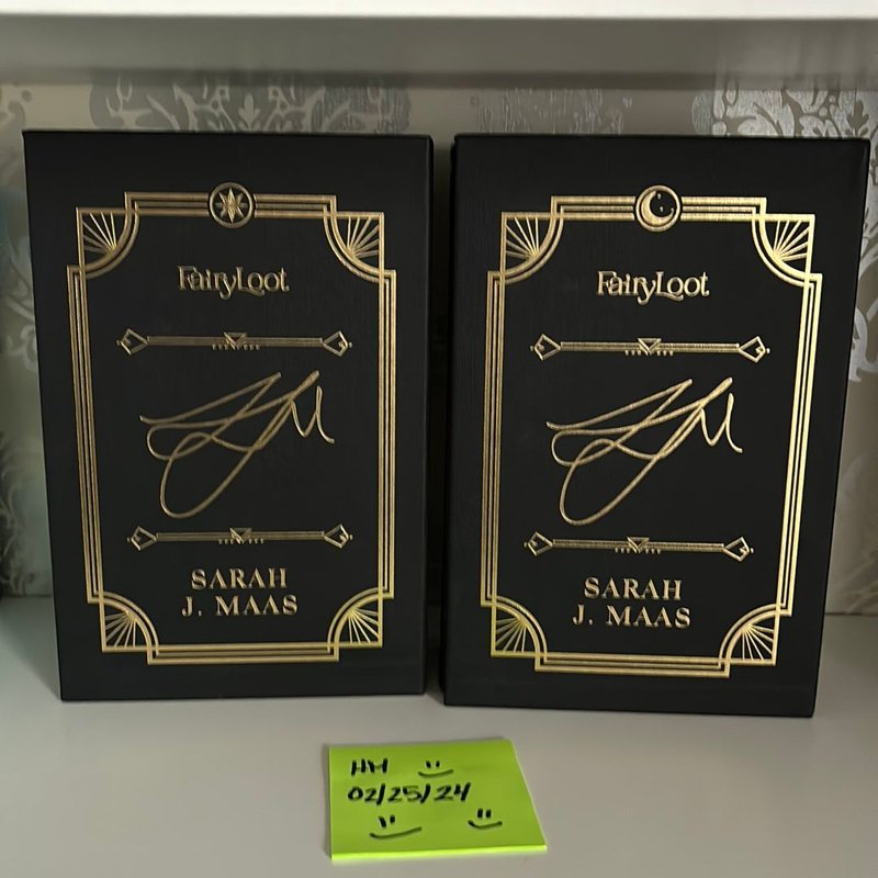 Fairyloot Crescent City HOEAB & HOSAB by Sarah J Maas, Hardcover ...