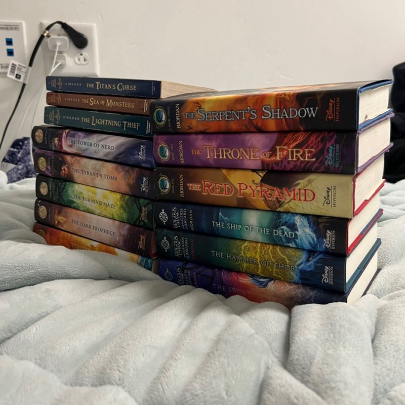 Percy Jackson hardcover boxed set books lot by Rick Riordan by Rick ...
