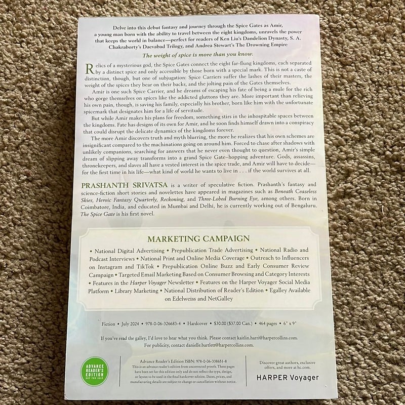 The Spice Gate by Prashanth Srivatsa, Paperback | Pangobooks