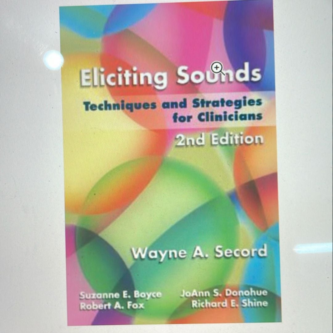 Eliciting Sounds by Wayne A. Secord, Paperback | Pangobooks