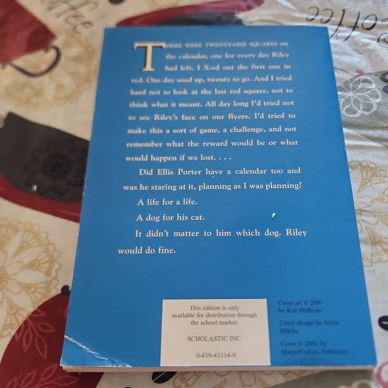 The Summer of Riley by Eve Bunting