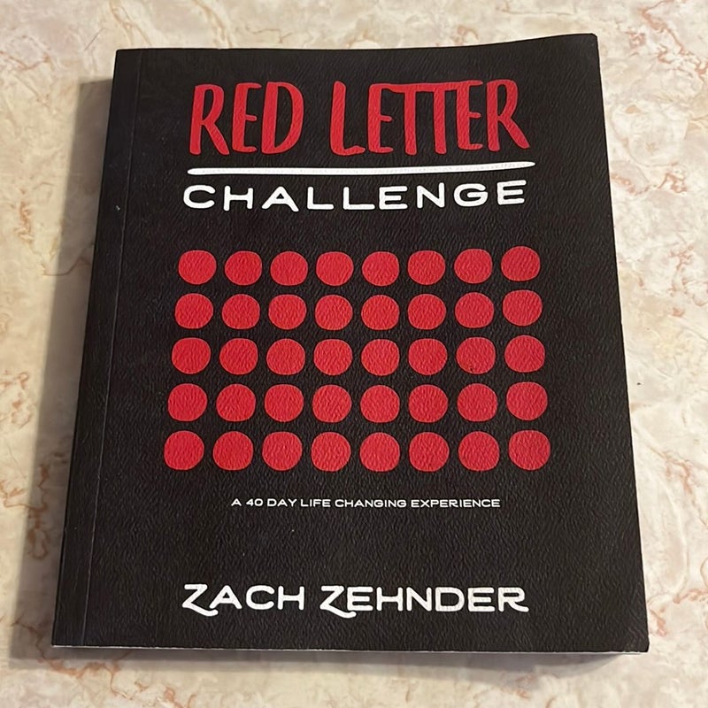 Red Letter Challenge by Zach Zehnder