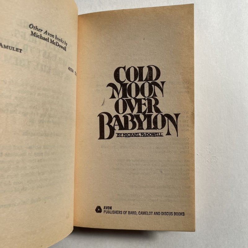 Cold Moon Over Babylon by Michael McDowell , Paperback | Pangobooks
