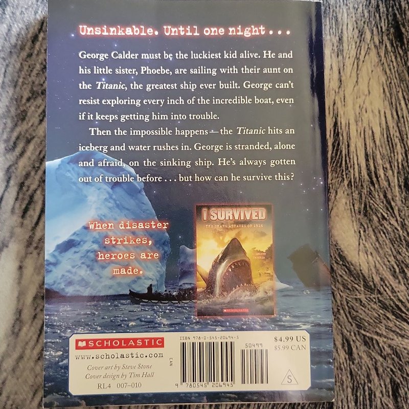 I Survived the Sinking of the Titanic 1912 by Lauren Tarshis