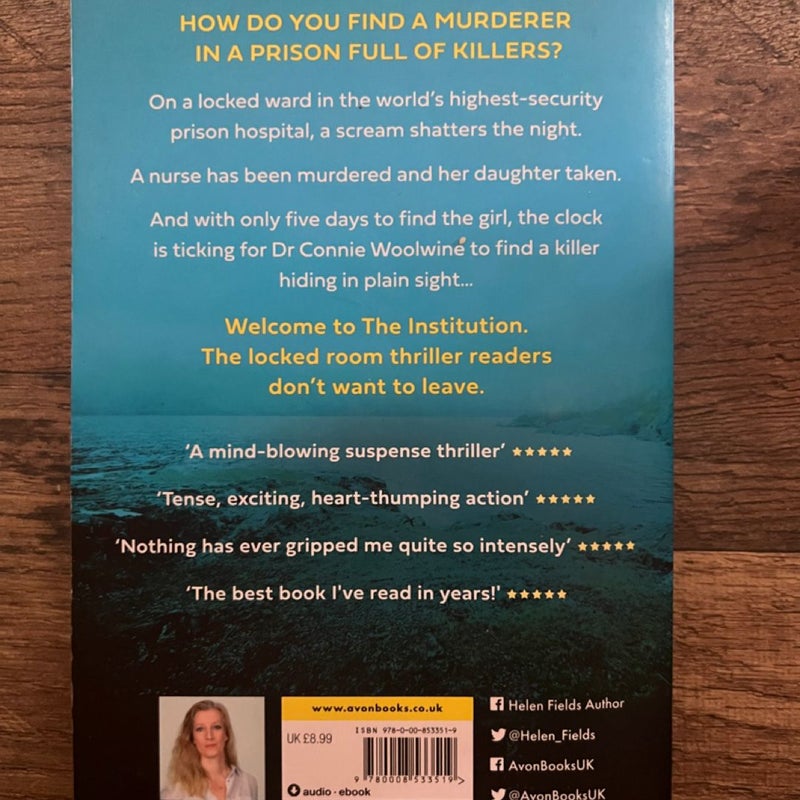 The Institution by Helen Fields