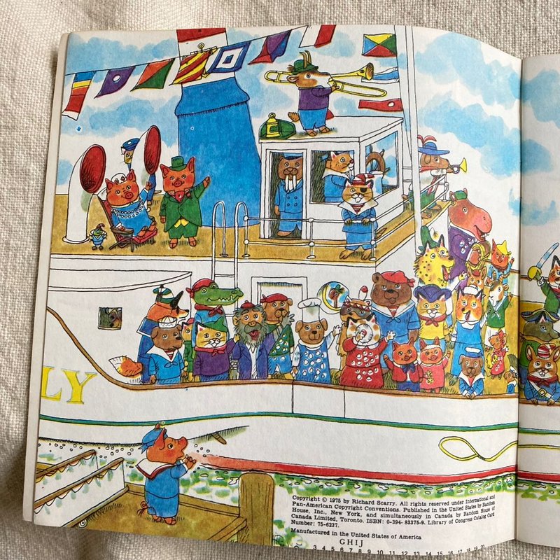 Richard Scarry's Great Steamboat Mystery by Richard Scarry