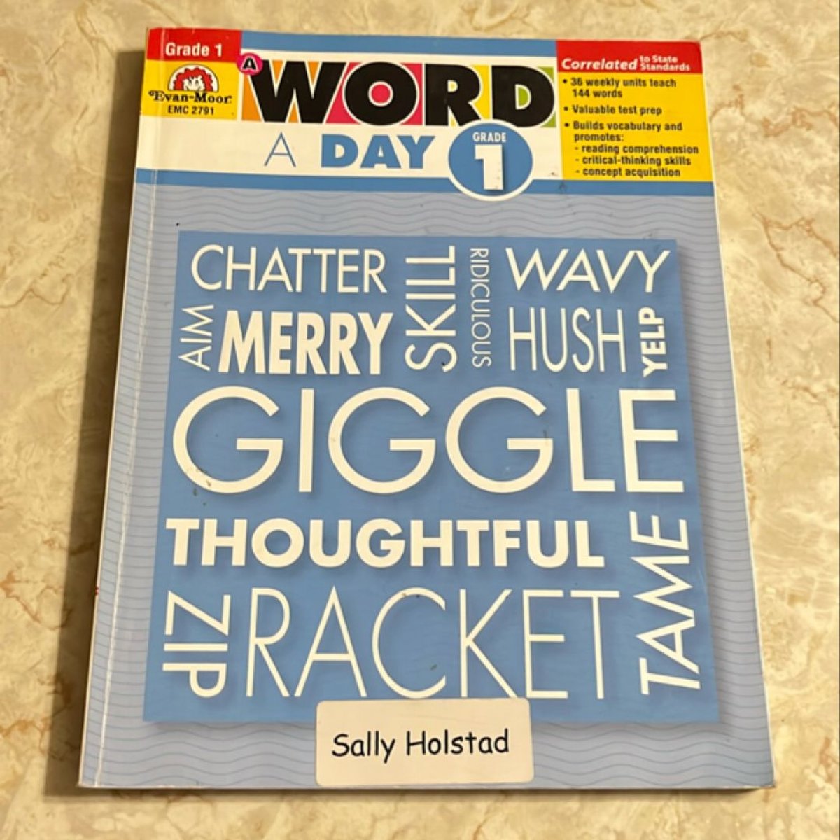 A Word a Day Grade 1 by Evan-Moor Educational Publishers