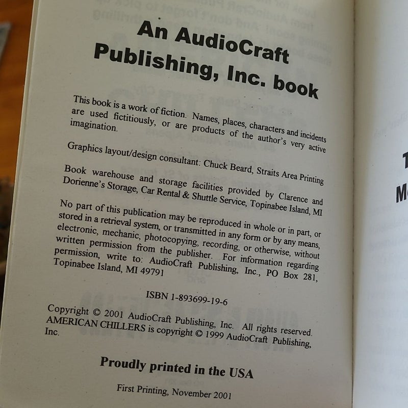 American Chillers #1 Michigan Mega-Monsters by Johnathan Rand