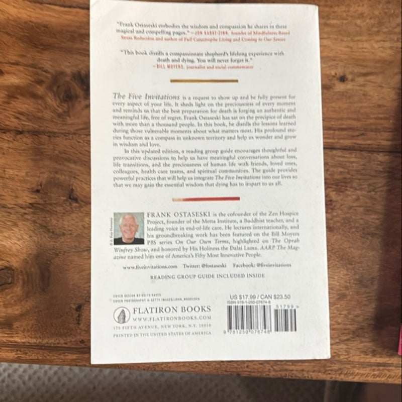 The Five Invitations by Frank Ostaseski, Rachel Naomi Remen