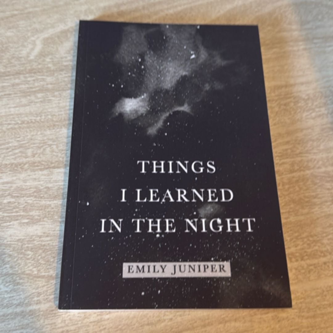 Things I Learned in the Night by Emily Juniper, Paperback | Pangobooks