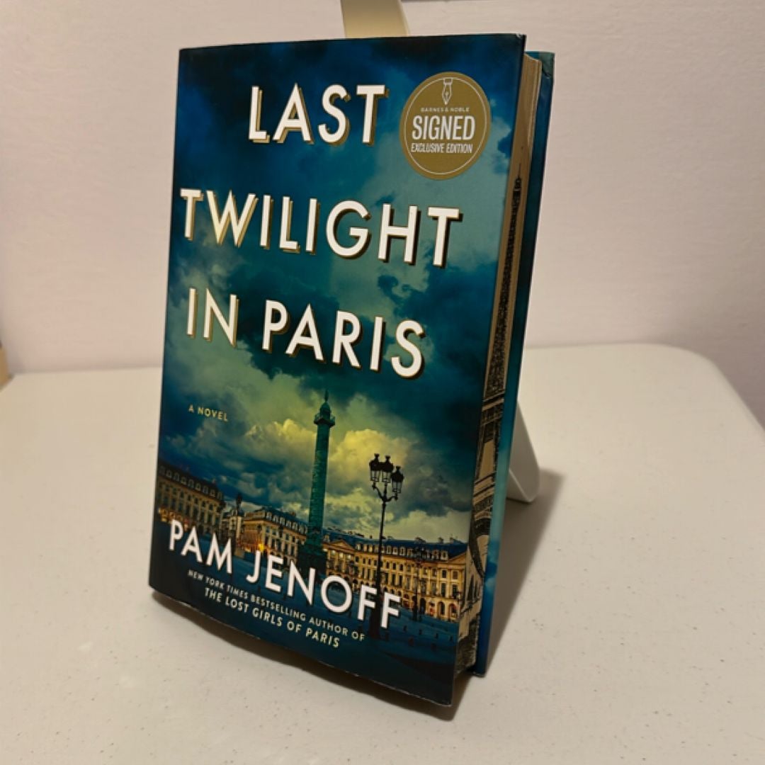 Last Twilight In Paris (Barnes & Noble Signed exclusive sprayed edges ...