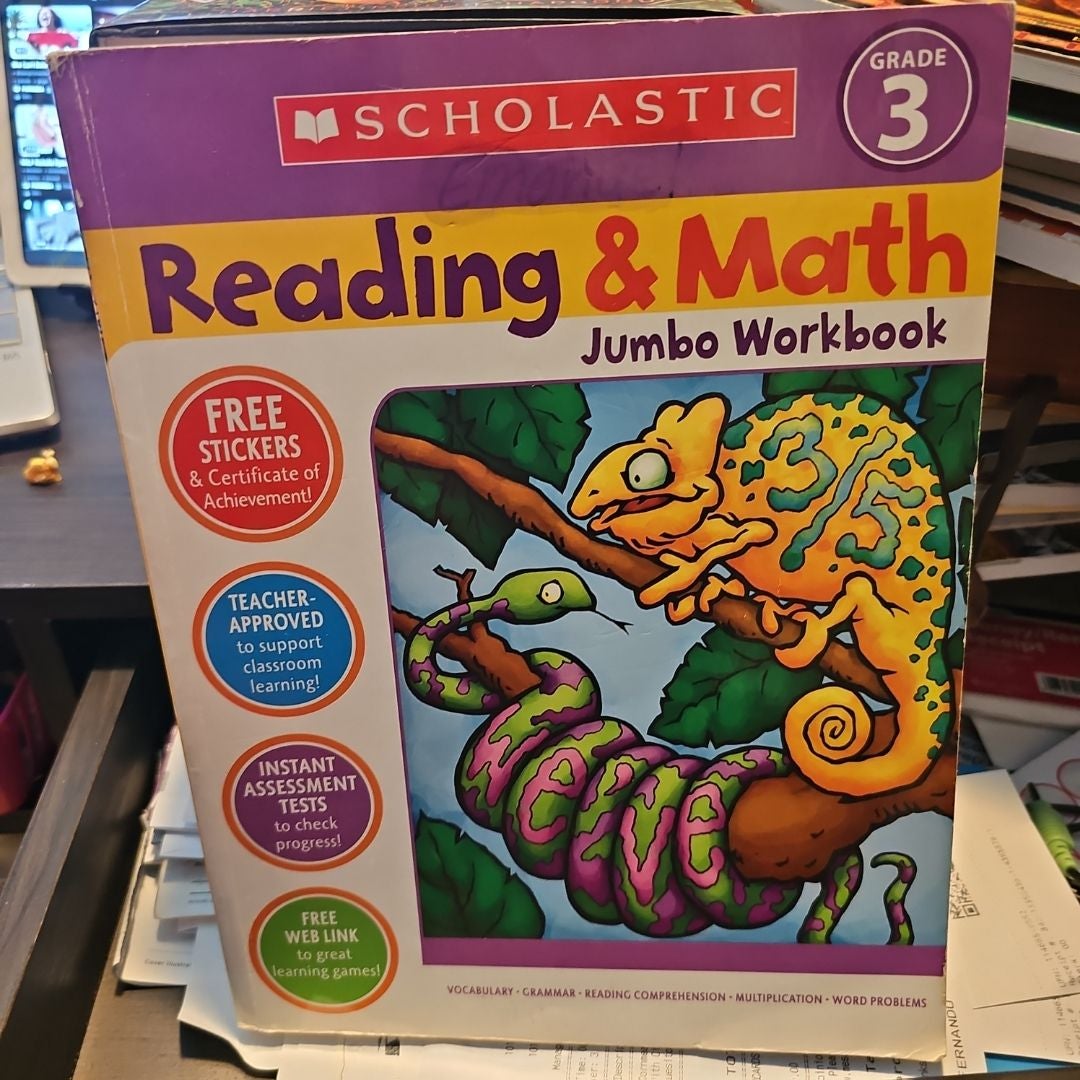 Scholastic Success with Reading and Math Jumbo Workbook by Cathy ...