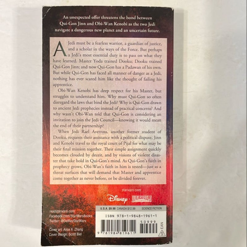 Master and Apprentice (Star Wars) by Claudia Gray