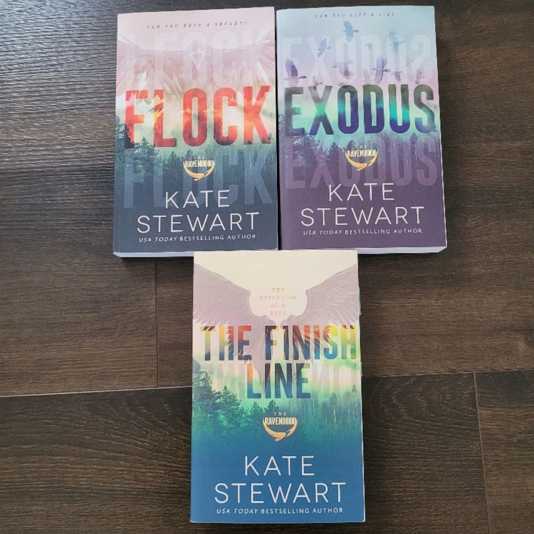 OOP Indie The Ravenhood Series Complete Set Flock, Exodus, The Finish ...