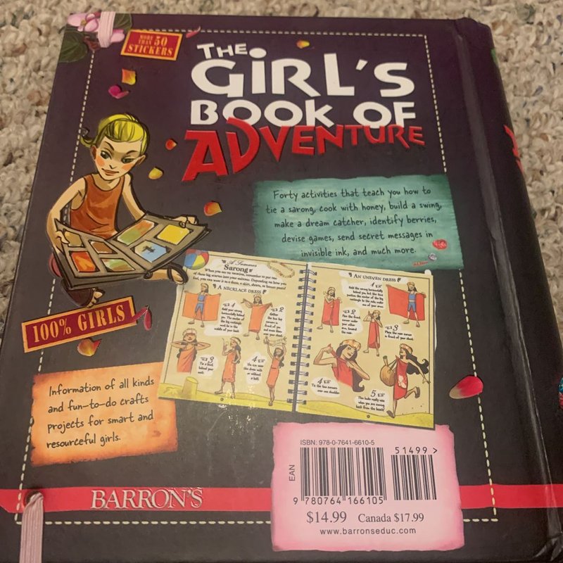The Girl's Book of Adventure by Michele Lecreux, Celia Gallais