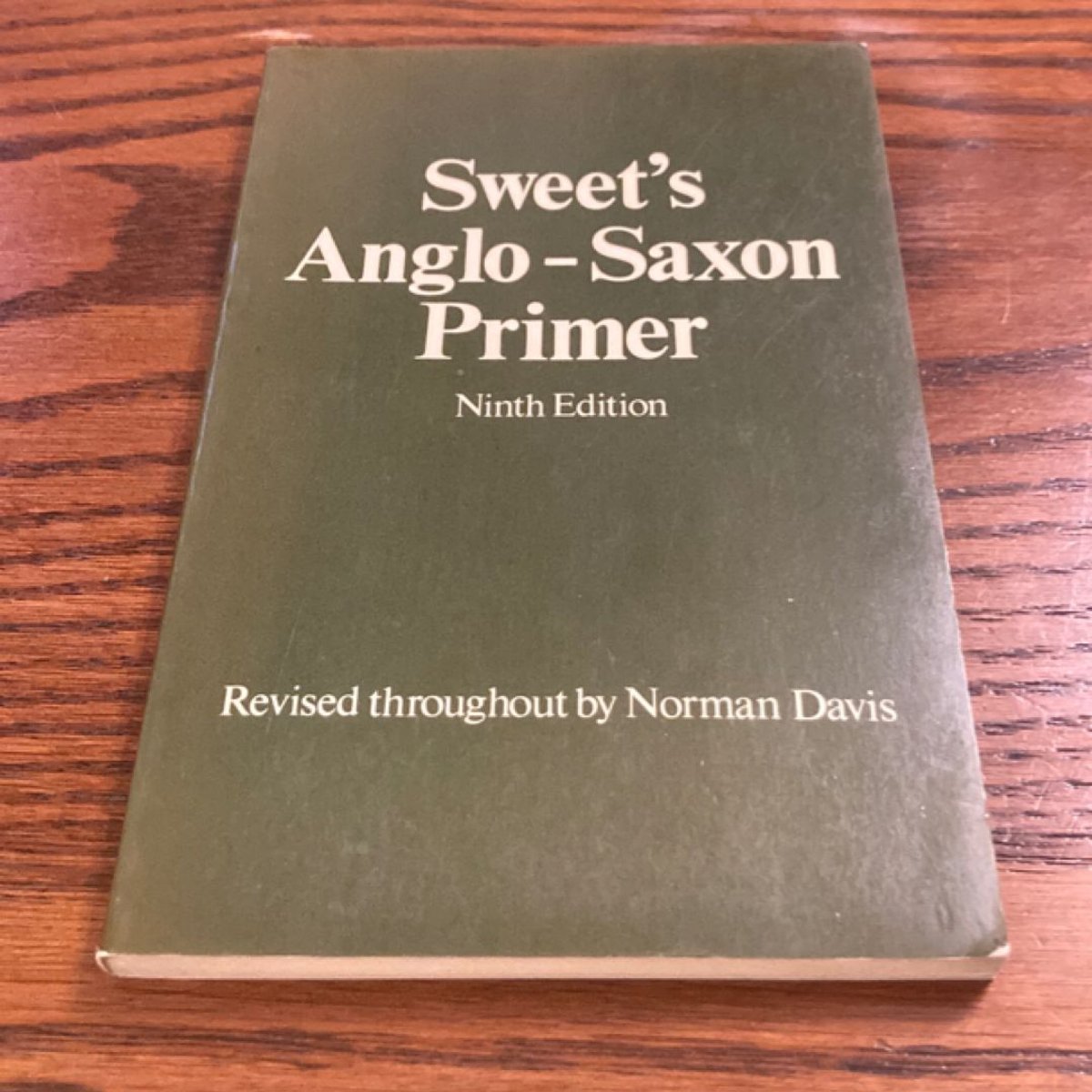 Anglo-Saxon Primer by Henry Sweet, Norman Davis