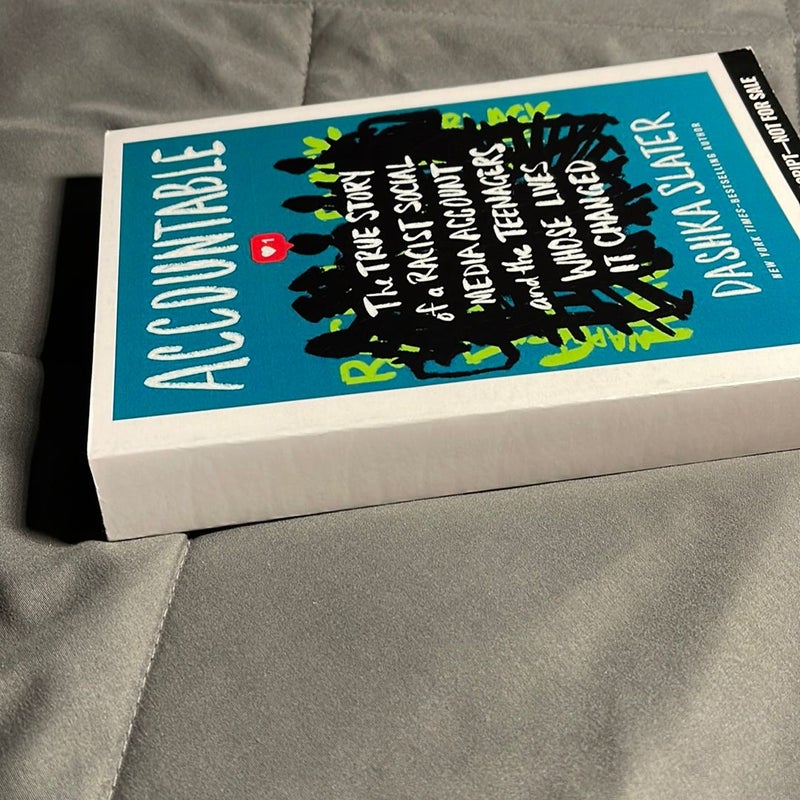 Accountable ARC by Dashka Slater, Paperback | Pangobooks