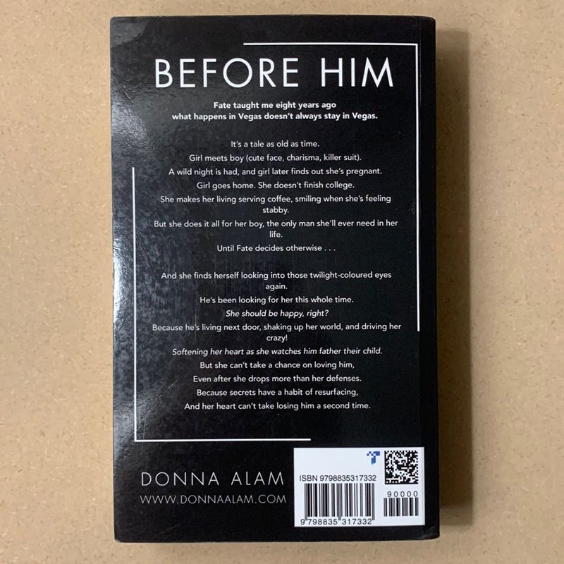 Before Him by Donna Alam, Paperback | Pangobooks