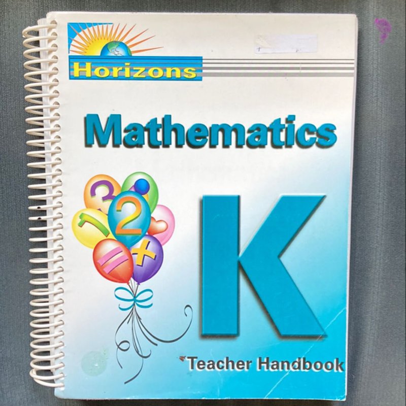 Horizons Mathematics K by Alan L Christopherson, M.S., Paperback ...