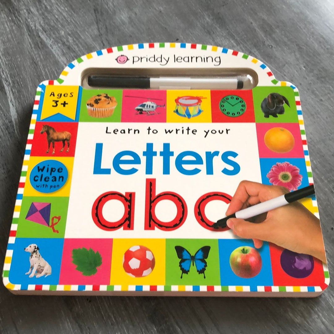 Wipe Clean: Letters by Roger Priddy, Hardcover | Pangobooks