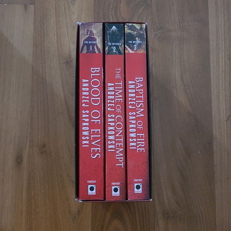 The Witcher Boxed Set: Blood of Elves, the Time of Contempt, Baptism of ...