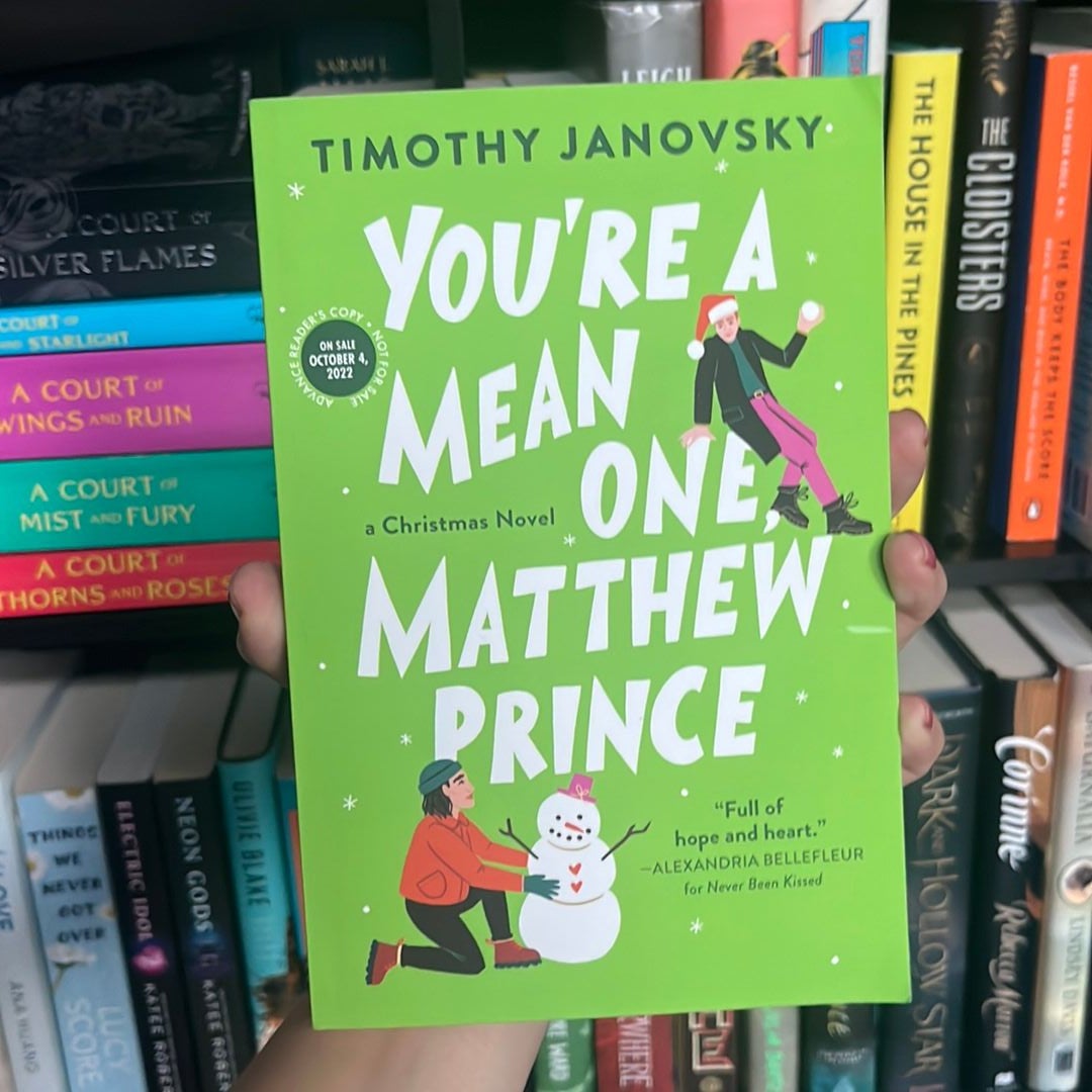 you’re a mean one, matthew prince by timothy janovsky, Paperback ...