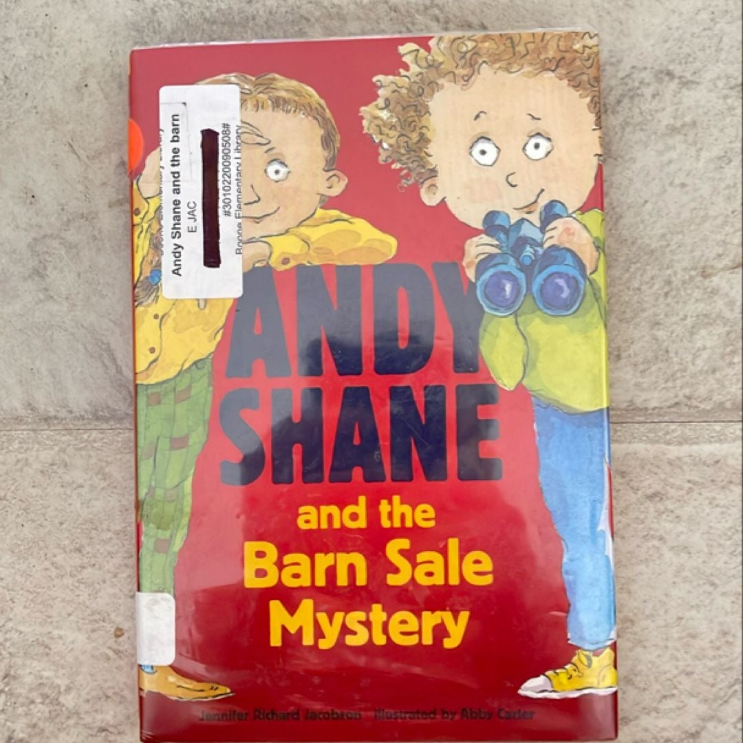 Andy Shane and the Barn Sale Mystery by Jennifer Richard Jacobson