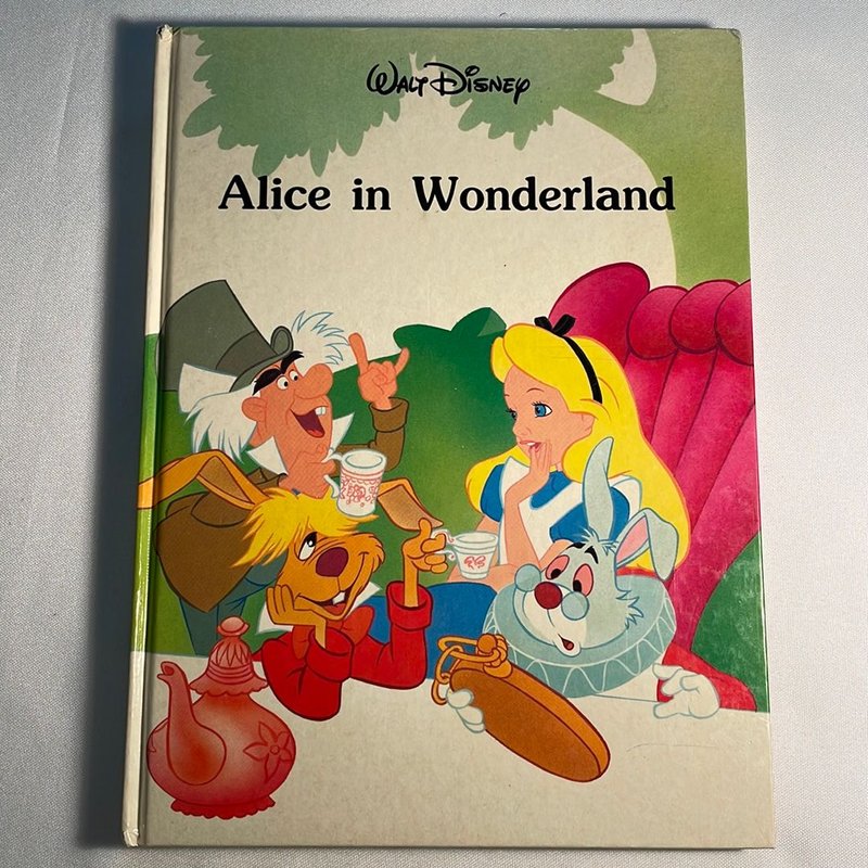 Alice In Wonderland Book Cover Disney