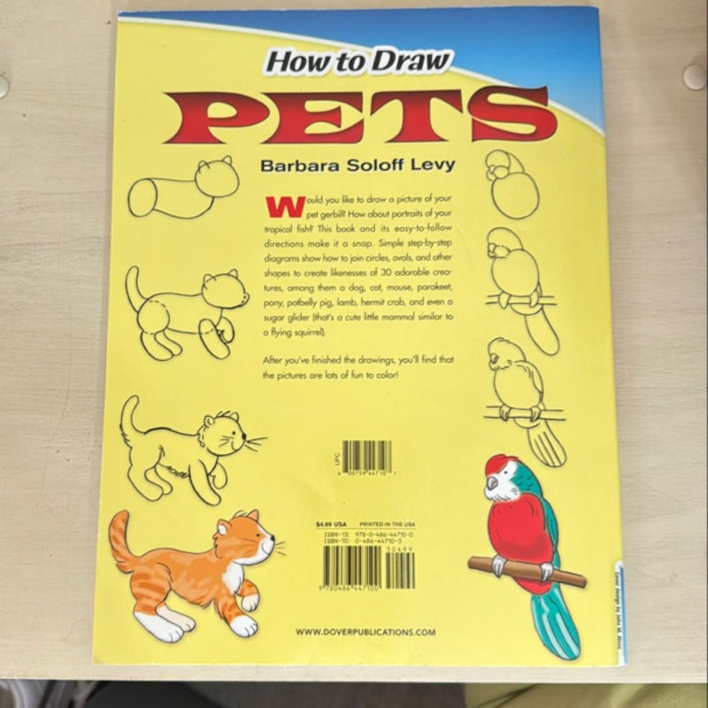 How to Draw Pets by Barbara Soloff Levy