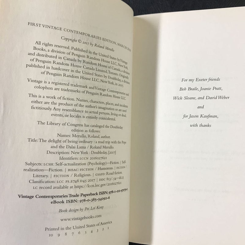 The Delight of Being Ordinary by Roland Merullo