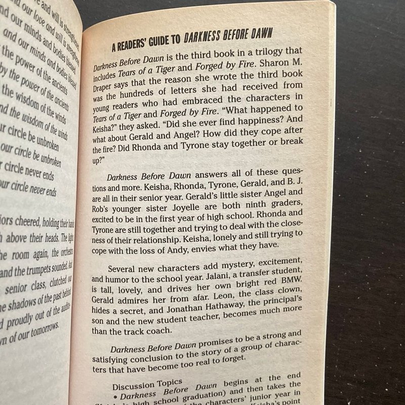 Darkness Before Dawn by Sharon M. Draper