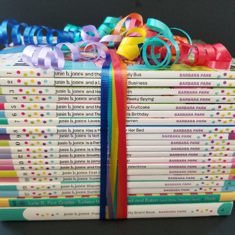 ALMOST COMPLETE SET 20 SCHOLASTIC JUNIE B. JONES BOOKS BARBARA PARK ...