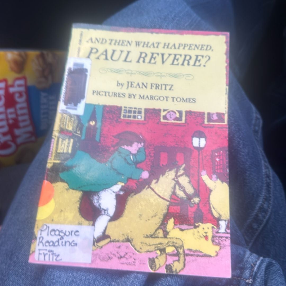 And then what happen paul revere by Jean fritz , Paperback | Pangobooks