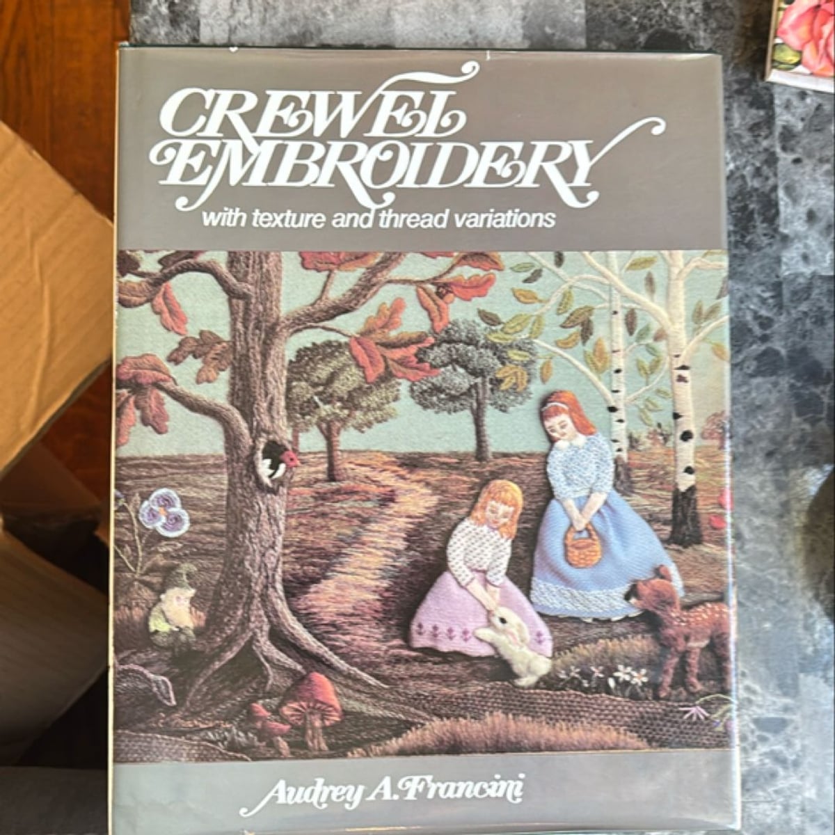 Crewel Embroidery by Audrey A. Francini