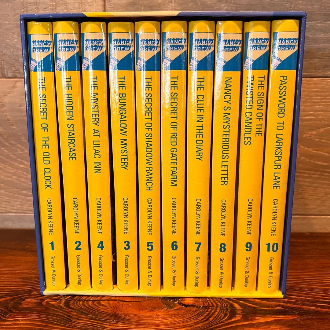 Nancy Drew box set of 10 by Carolyn Keene, Hardcover | Pangobooks