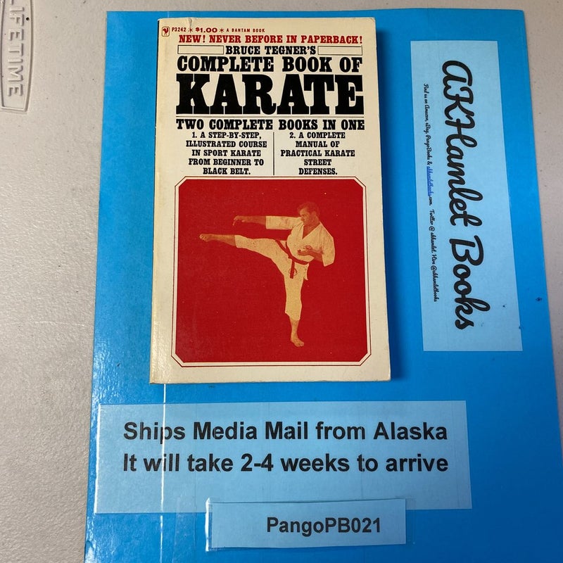 Bruce Tegner’s Complete Book of Karate by Bruce Tegner, Paperback ...