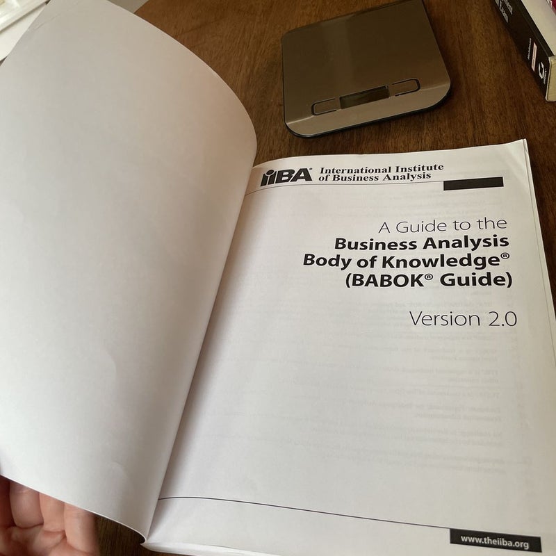 A Guide to the Business Analysis Body of Knowledge (Babok Guide) by Iiba