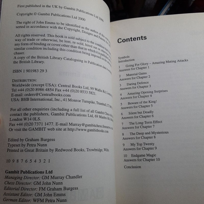 The Most Amazing Chess Moves of All Time by John Emms