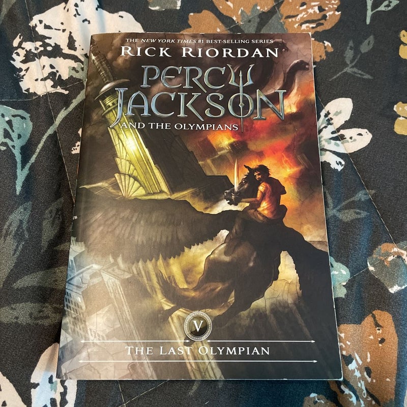 Percy Jackson The Last Olympian Book Cover