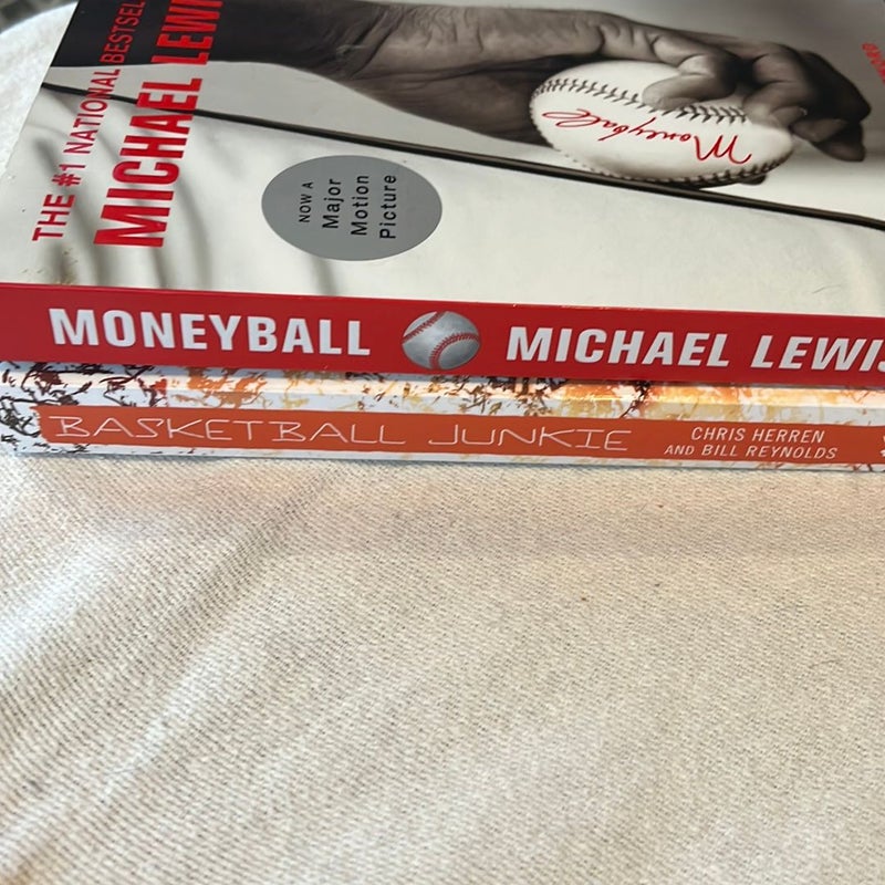 Sports bundle: Moneyball and Basketball Junkie by Michael Lewis ...